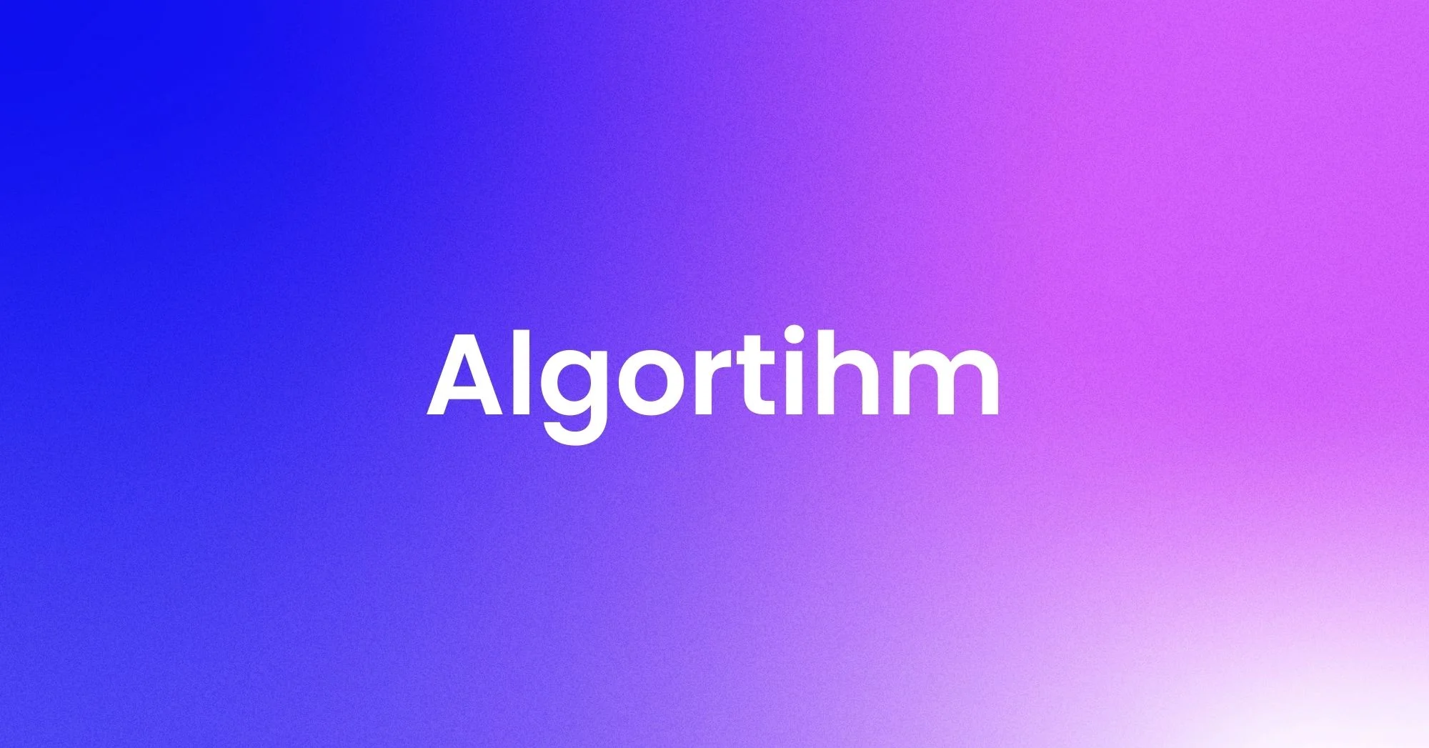 What is an Algorithm? - Marketing Explained | Samhub.io