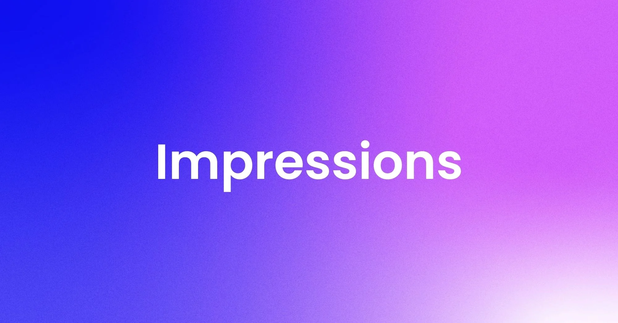What are Impressions? - Marketing Explained | Samhub.io