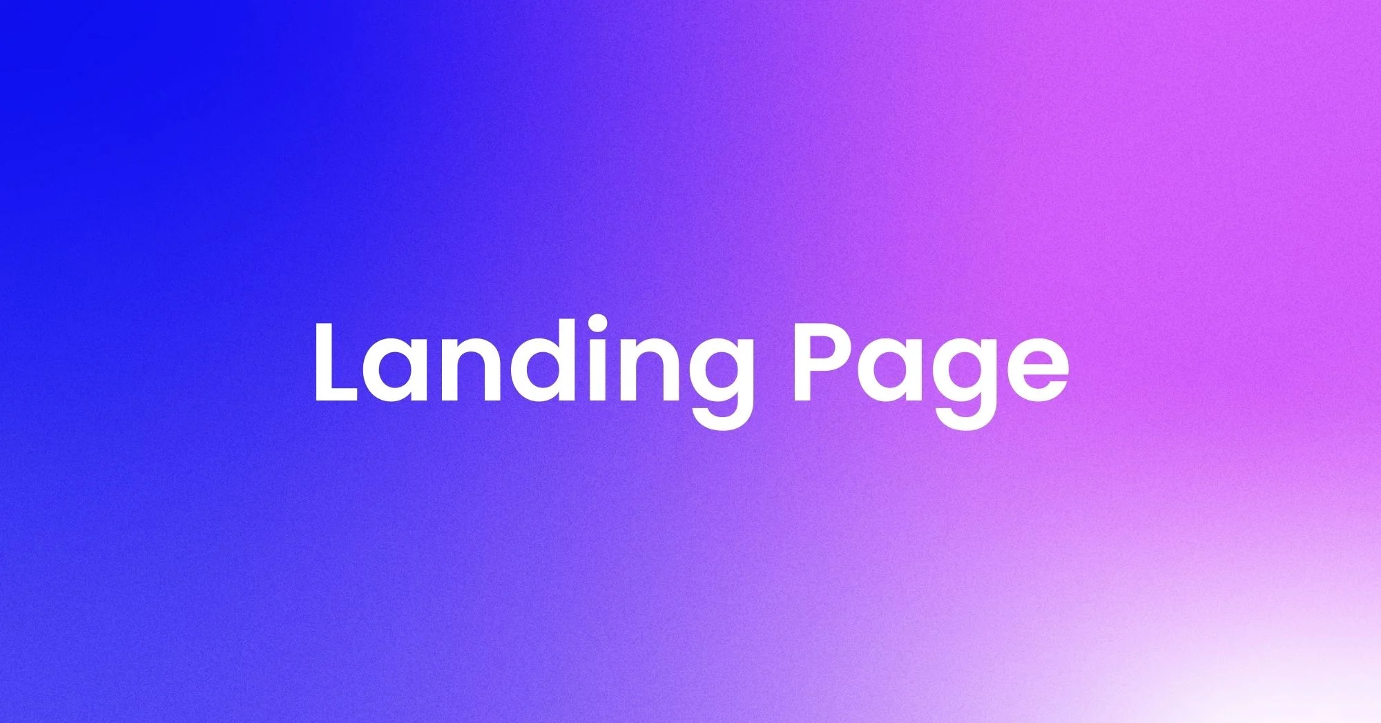 What is a Landing Page? - Marketing Explained | Samhub.io
