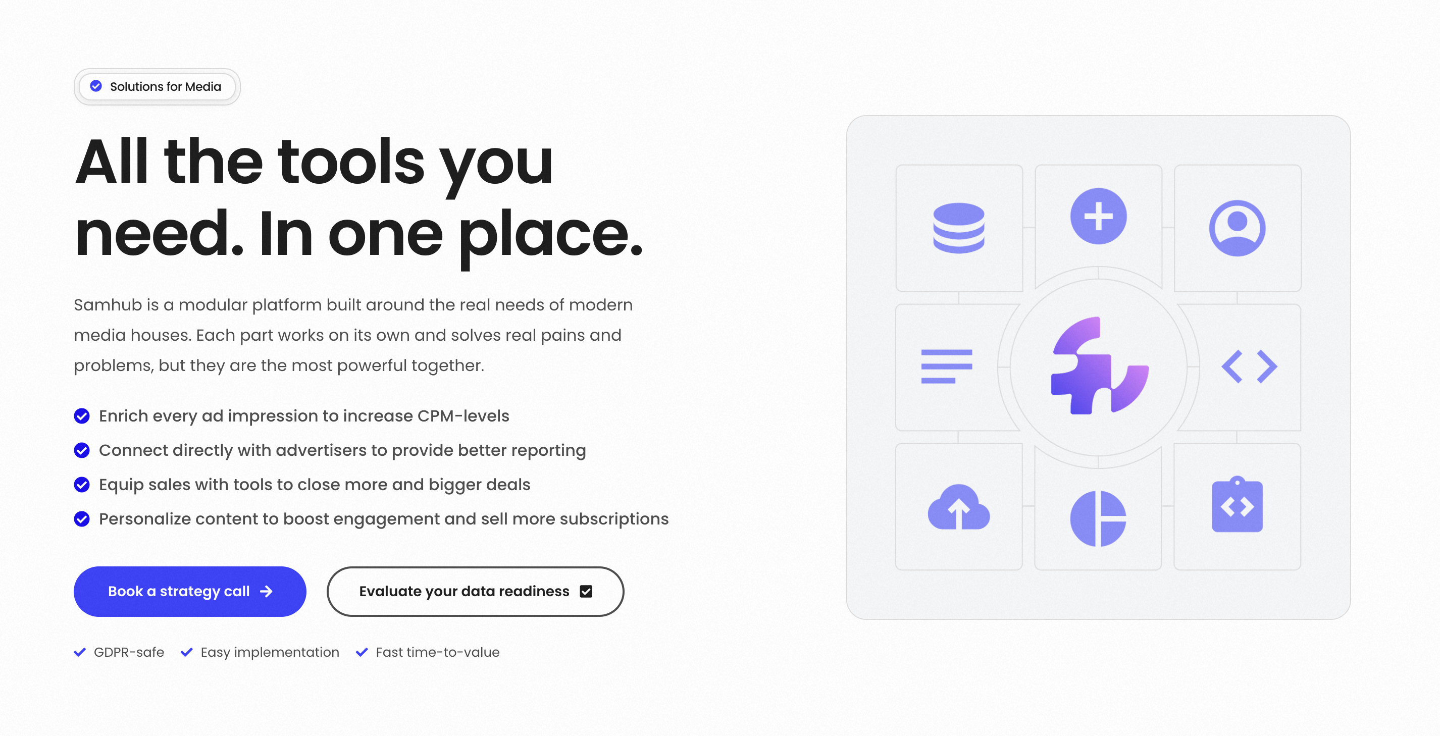 Solutions for Publishers & Media | Samhub.io